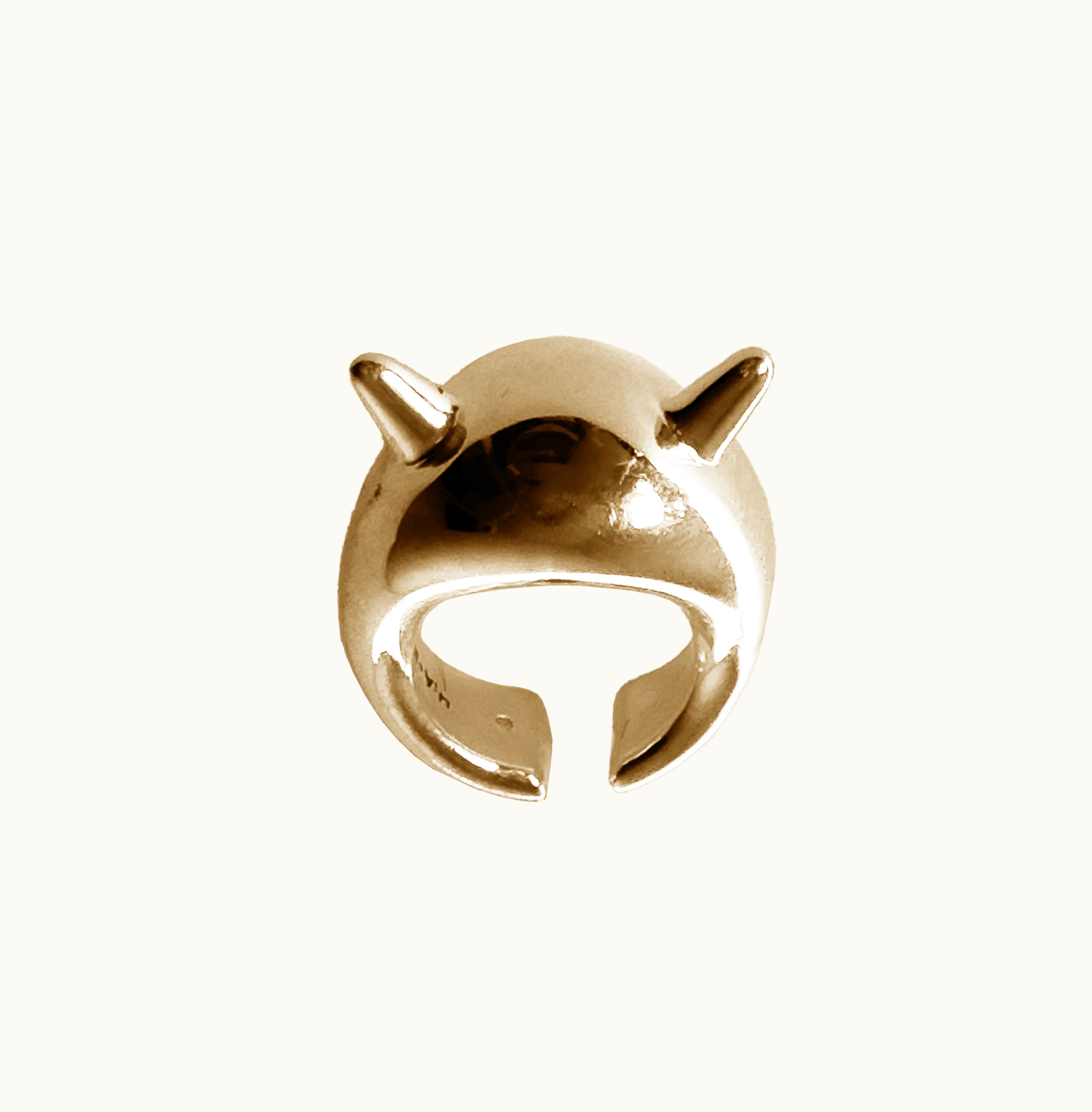 Anel/Earcuff Diavolo - Banho de ouro – Nart Studio